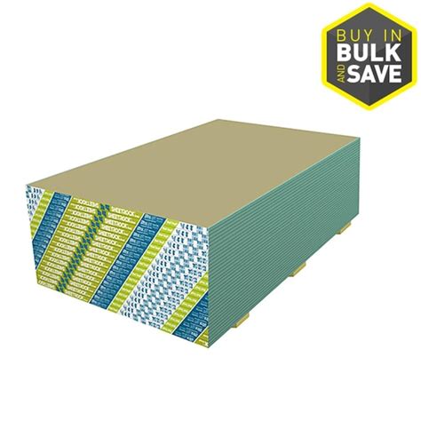 Sheetrock Brand 12 In X 4 Ft X 8 Ft Mold Resistant Moisture Resistant