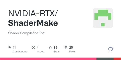 GitHub NVIDIA RTX ShaderMake Shader Compilation Tool