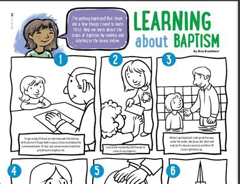 Baptism Lesson Resource Ideas And Activities Come Follow Me Families