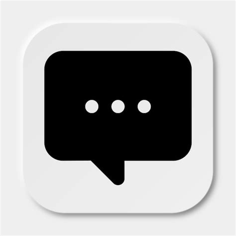 Premium Vector Message Bubble Icon