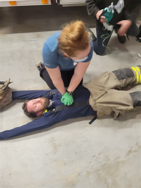 Mfd Training Downed Firefighter Cpr Mattawa Fire Department