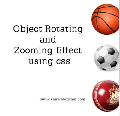 Object Rotate Effect Using Css