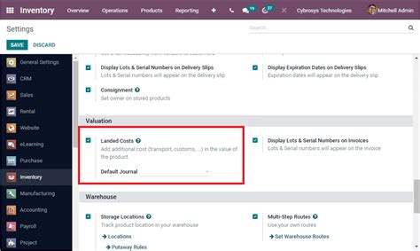 Landed Costs In Odoo 15 Inventory Odoo V15 Book