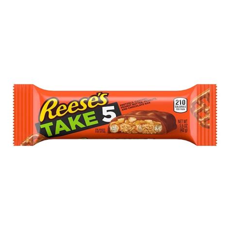 Hersheys Hersheys Reeses Take 5 Pretzels Caramel Peanuts Peanut Butter And Chocolate Candy