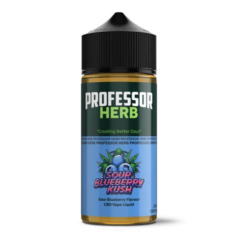 Buy Professor Herb Cbd Vape Liquid 1000mg30ml Sour Blueberry Kush