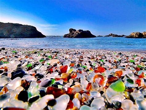 Glass Beach California Best Private Beaches In The World Get That Right