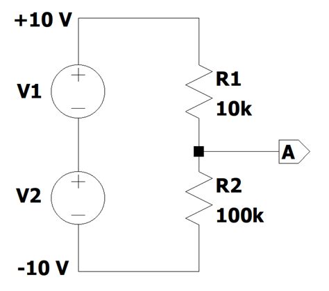 Voltage Divider For Symmetrical Dc Power Electrical Engineering Stack