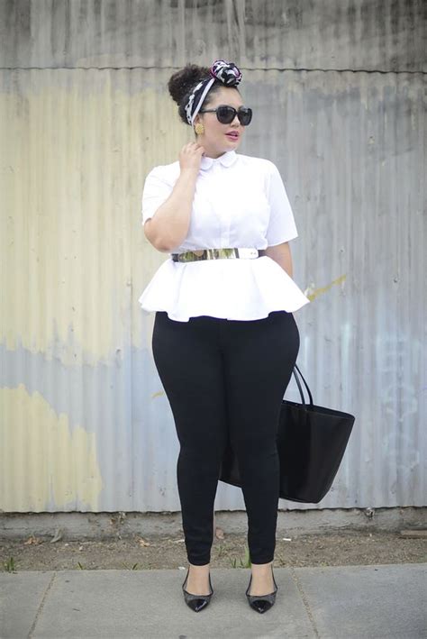 Plus Size Outfits With Peplum Tops You Can Wear Too Curvyoutfits Com