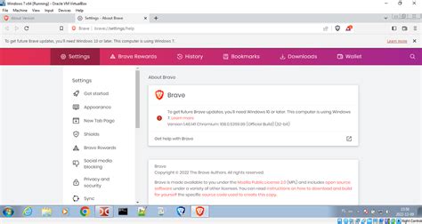 Link Learn More Link To Support Article For Windows 7881 Prompt · Issue 27176 · Bravebrave