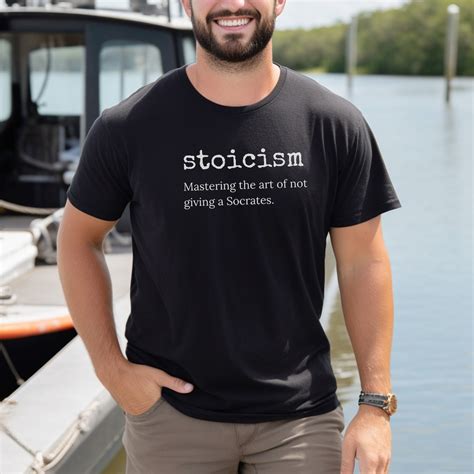 Stoicism Tshirt Socrates Shirt Stoic Tee Shirt T For Stoic