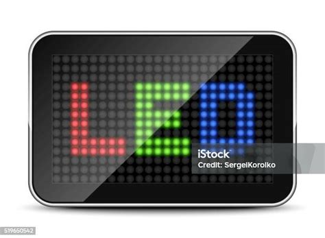 Led 화면 아이콘 Led 조명에 대한 스톡 벡터 아트 및 기타 이미지 Led 조명 기업 재무와 산업 내뿜음 Istock