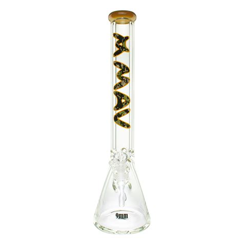 Mav Glass 18 X 9mm Digi Camo Specialty Slab Beaker Bong