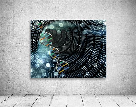 Dna Binary Code By Bruce Rolff Wall Art