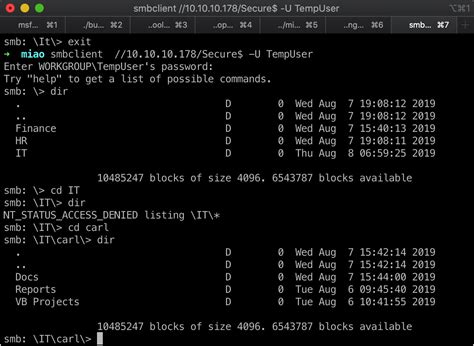 Nest Hackthebox 喵喵喵喵 愚かな人間