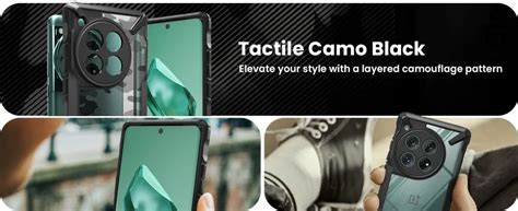 Ringke Fusion X Camo Black Case For OnePlus 12 GadStyle BD