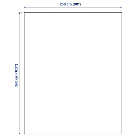 Praktvial Couvre Lit Blanc Cassé 260x250 Cm Ikea