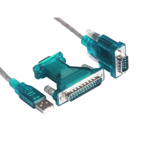 Jual Kabel Usb Printer To Serial Lpt Rs232 Db9 Combo Db25 Shopee