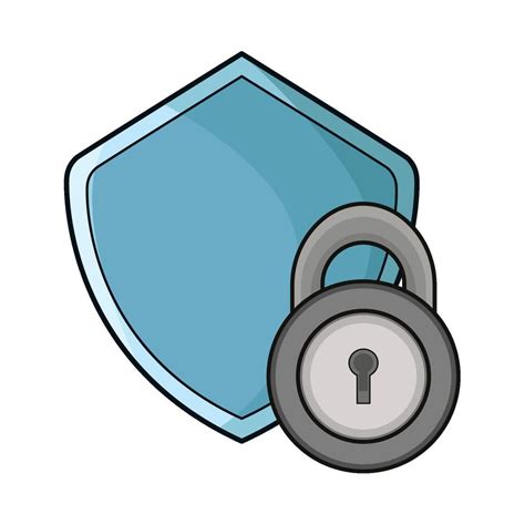 Shield Lock Illustration 49632046 Vector Art At Vecteezy