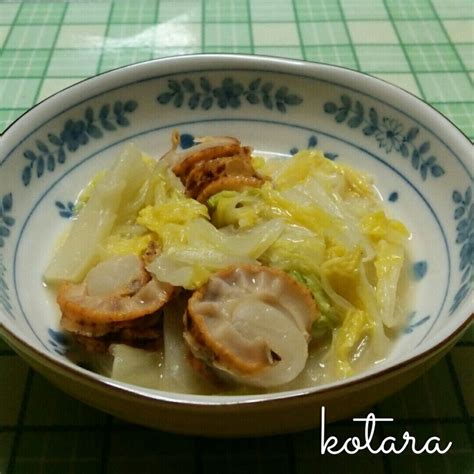 白菜とホタテの熱々旨々♡ By こたらパッド 【クックパッド】 簡単おいしいみんなのレシピが396万品
