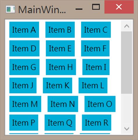 Grid Stackpanel Canvas Wrappanel