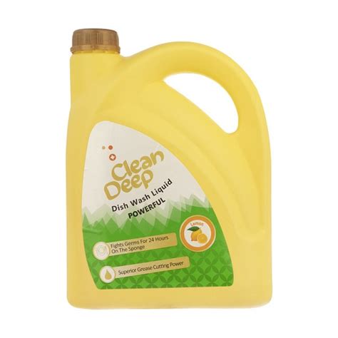 مایع ظرفشویی 4 ایتری لیمو دیپ کلین استاف مارکت فروش عمده سازمانی B2b