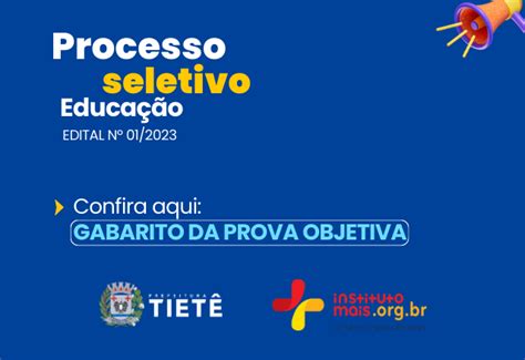 Gabarito Da Prova Objetiva