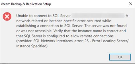Need Help To Configure A Remote Sql Server For Veeam Veeam Community