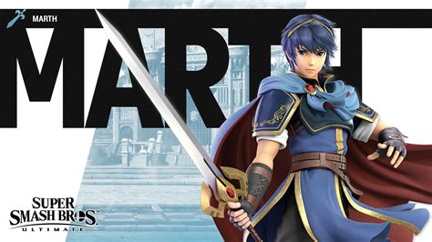 Ssbu 21 Marth 1920x1080 Cat With Monocle