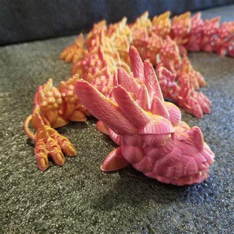 Shakaworld3d Bumpy Crawler Articulated Dragon By Shakaworld3d
