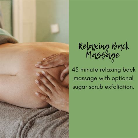 Voucher Back Massage Garden Spa