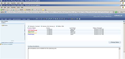 Oracle Hyperion Planning