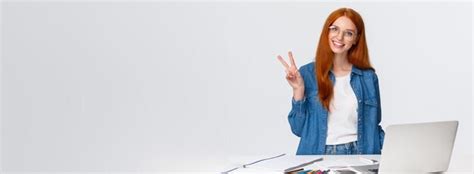 Premium Photo Lovely Creative Goodlooking Redhead Teenage Girl Likes