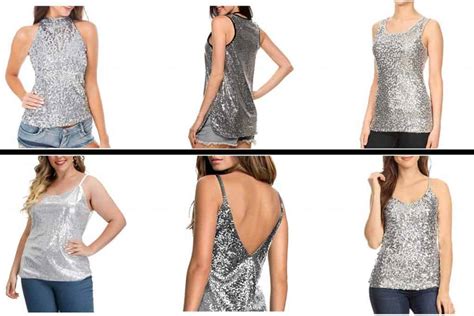10 Awesome Silver Sequin Tank Tops To Check Out