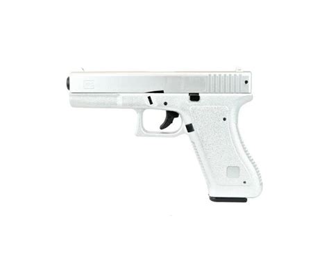 Pistol Airsoft Spring G17 Silver Hfc