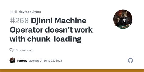 Djinni Machine Operator Doesnt Work With Chunk Loading · Issue 268