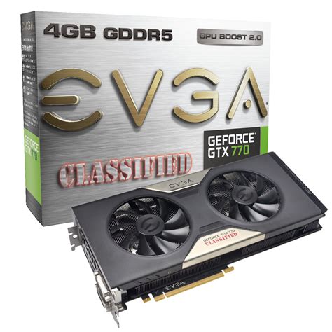EVGA GeForce GTX 770 4GB Classified ACX Cooler Kopen Prijzen Tweakers
