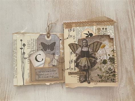 Vintage Photomixed Media Junk Journal Etsy