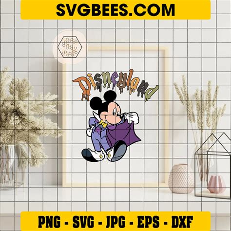 Mickey Mouse Vampire Svg Count Mickula Svg Disneyland Halloween Svg