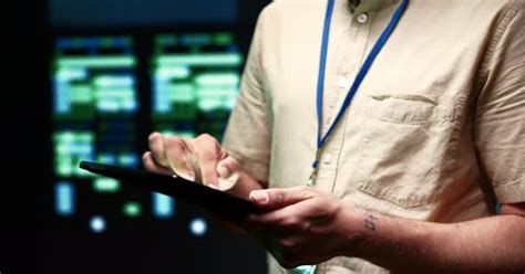 Technician Doing Server Hub Checkup Technology Stock Footage Ft Meticulous And Checkup Envato