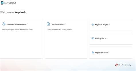 keycloak s default page at auth how to remove or hide stack