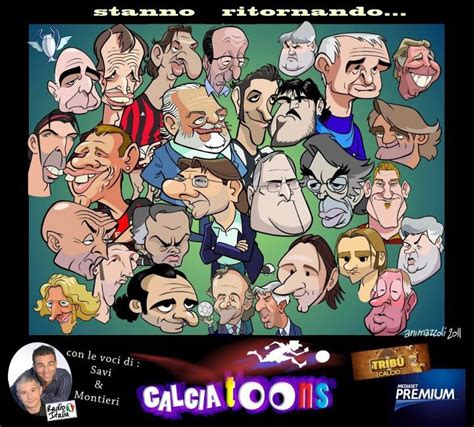 esclusiva riccardo mazzoli disegnatore dei calciatoons la nuova