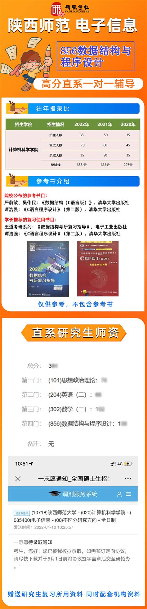 【陕西师范大学电子信息】856数据结构与程序设计考研上岸攻略 学习视频教程 腾讯课堂