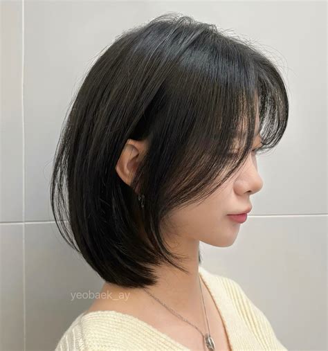 일산 미용실 여백미 아영실장 단발 중단발 레이어드펌 중단발 요즘 고객님들이 많이 찾아주시는 스타일 중 하나인 중단발레이어드컷 🍃 상담을 하다보면 너무 가벼워서