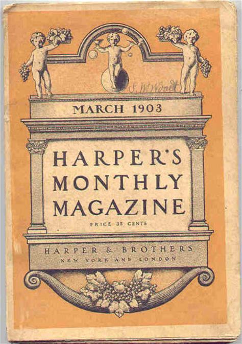 Harpers Monthly Magazine Cover By Maxfield Parrish 1870 1966