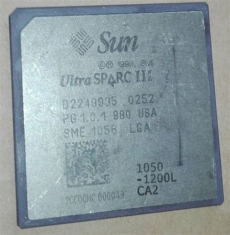 Sun Ultra Sparc Iii Sme 1056 Lga Processor Chip Cheetah 1200mhz Made In Usa Ebay Sun Ultra Sparc Iii Sme 1056 Lga Processor Chip Cheetah 1200mhz Made In Usa Ebay
