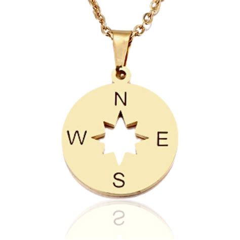 Madeinsea© Compass Medallion Necklace