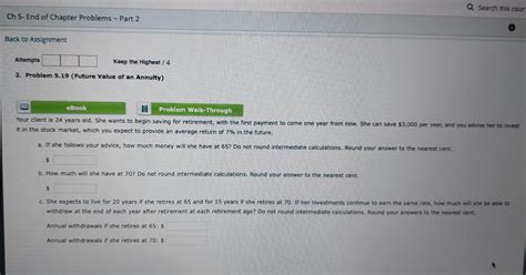 solved q search this cours ch 5 end of chapter problems