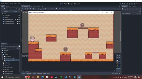 Sudarsana Ramakrishnan On Linkedin Simple Platform Game Made On Godot From A Youtube Tutorial