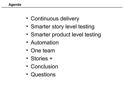 Continuous Testing For Continuous Delivery Ppt