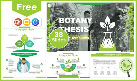 Botany Thesis Template PowerPoint Templates And Google Slides
